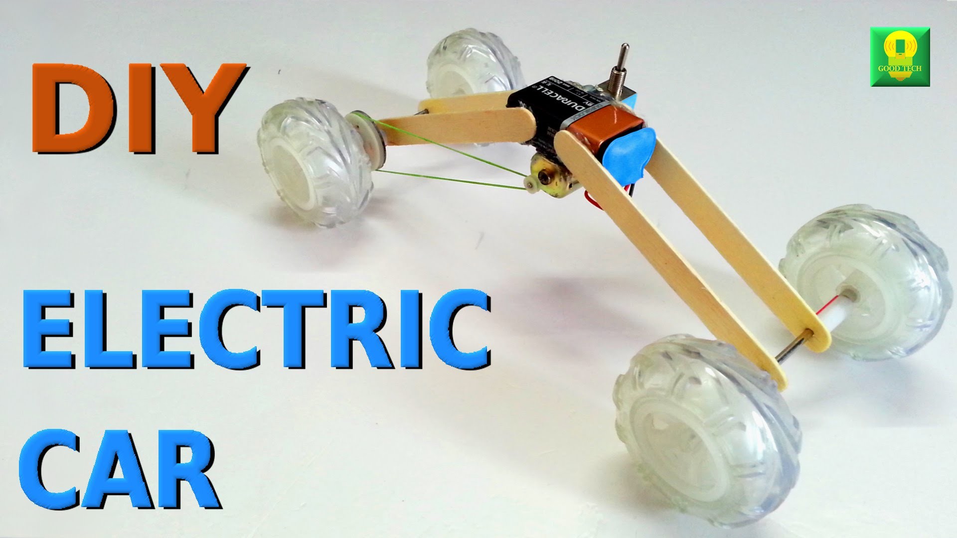 Create a Fun Little Electric Car With a 9V Battery