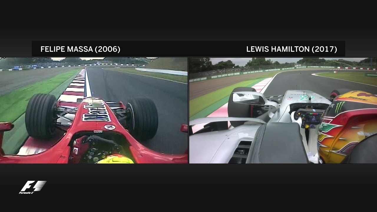 This Split-Screen Video Brilliantly Shows How F1 Cars Have Changed in ...
