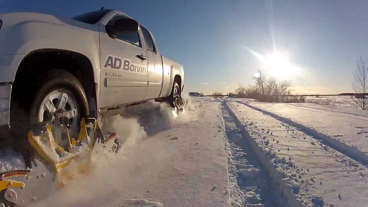 Ingenious System Turns Any Truck into a Snowmobile