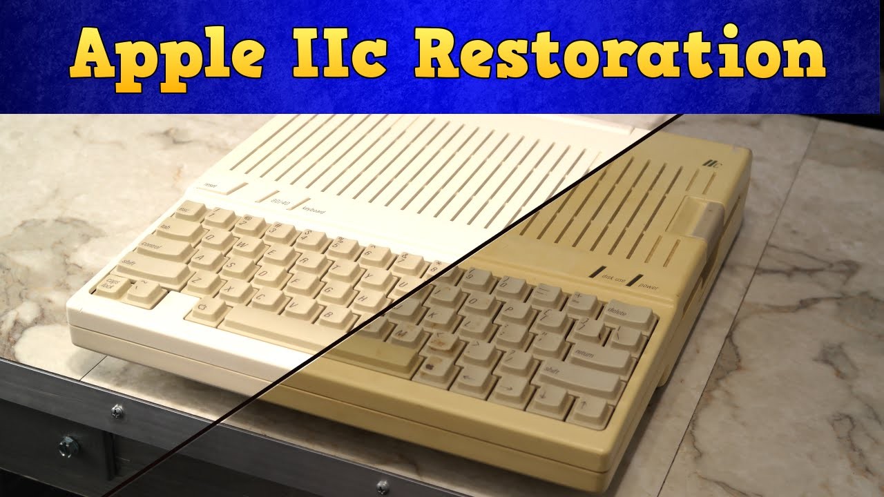 Man Brings Back to Life an Old and Dirty Apple IIc