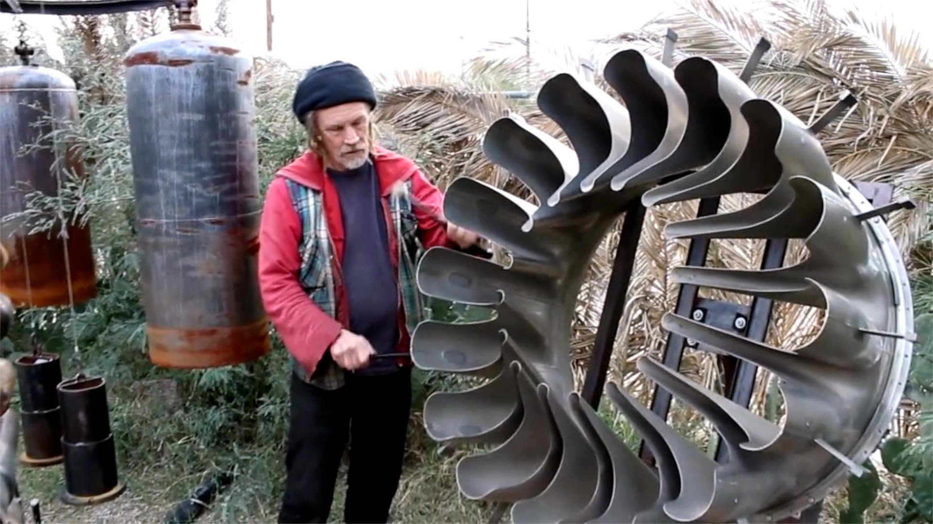 Man Creates Strange Musical Instruments Never Before Seen