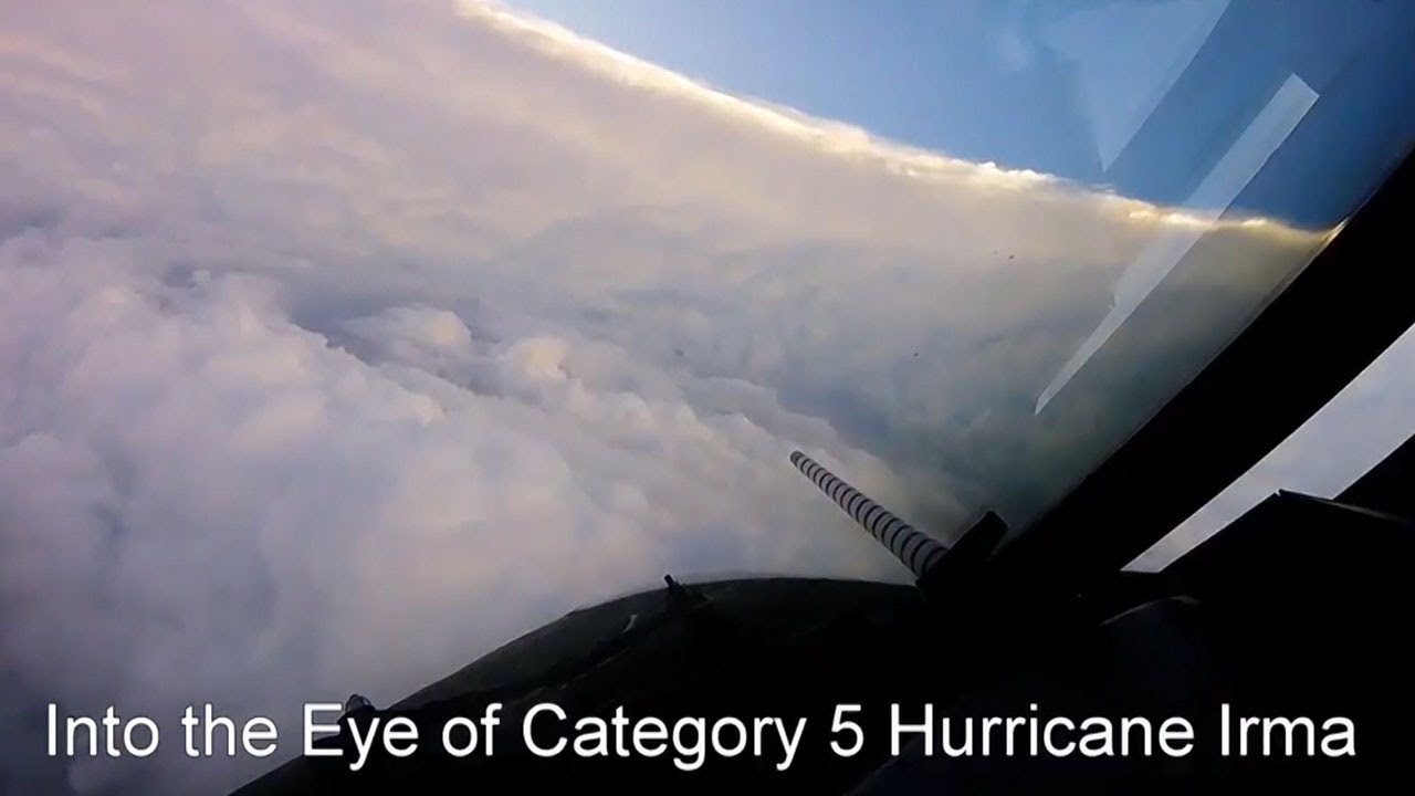 New Footage From Inside A Hurricane Hunter's Plane Shows the Eye of Irma