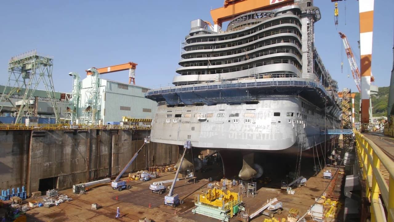 This Timelapse of a Cruise Ship Being Built is the Most Impressive ...