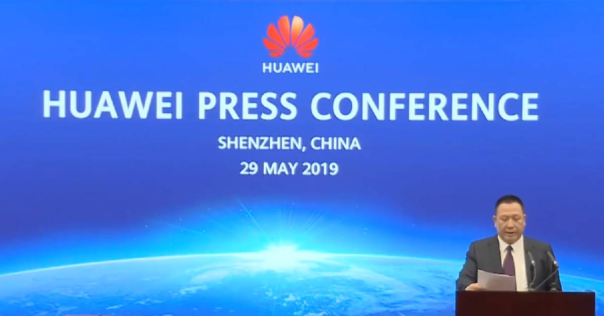 Huawei Says U.S. Blacklist Is "Trial by Legislation"