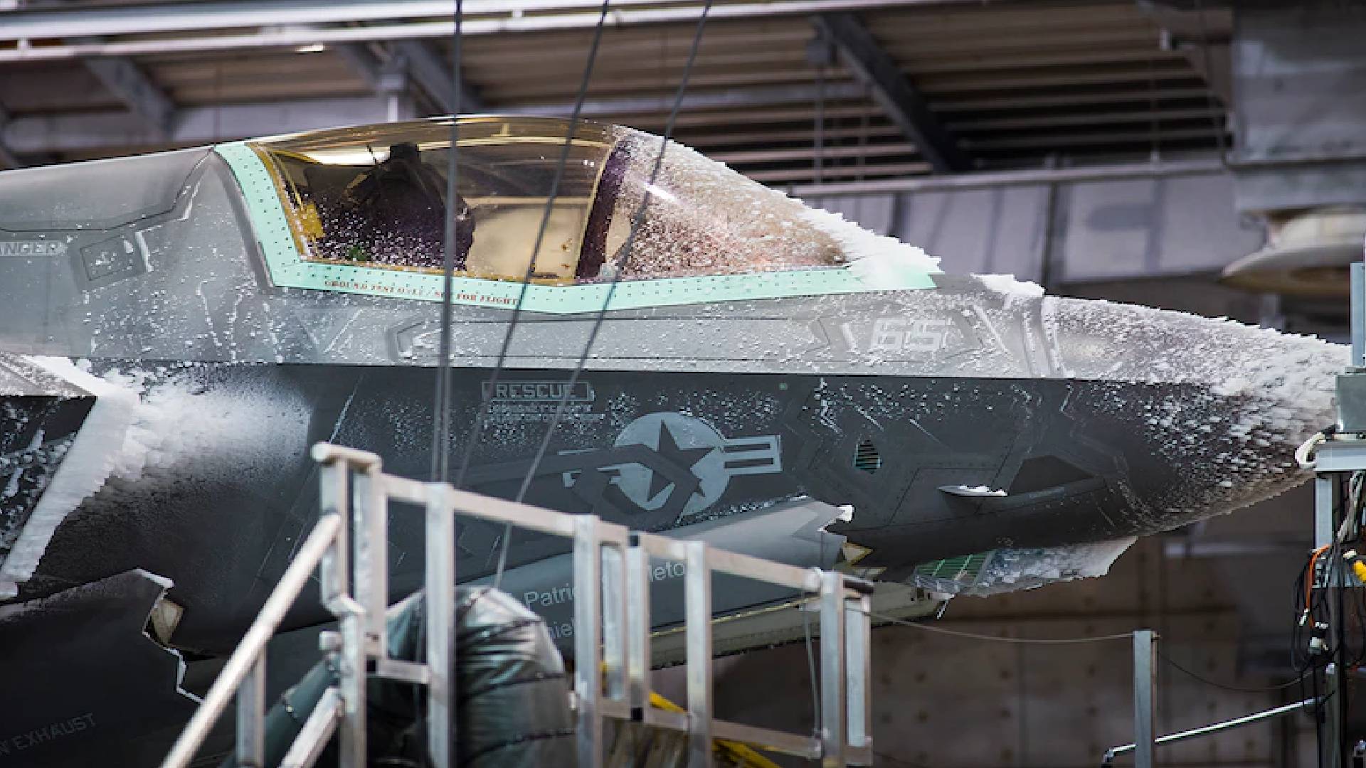 The Air Force Is Testing F-35s With Ice and Sand in Powerful Climatic ...