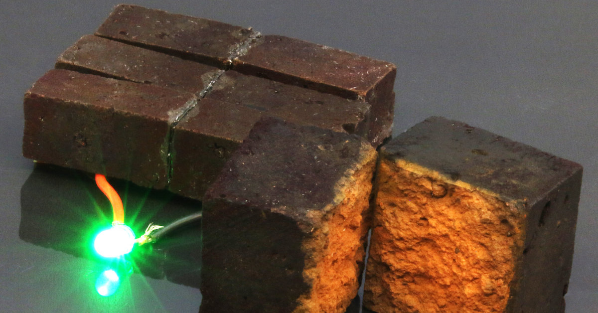 Researchers Turn Red Bricks Into Supercapacitor Battery
