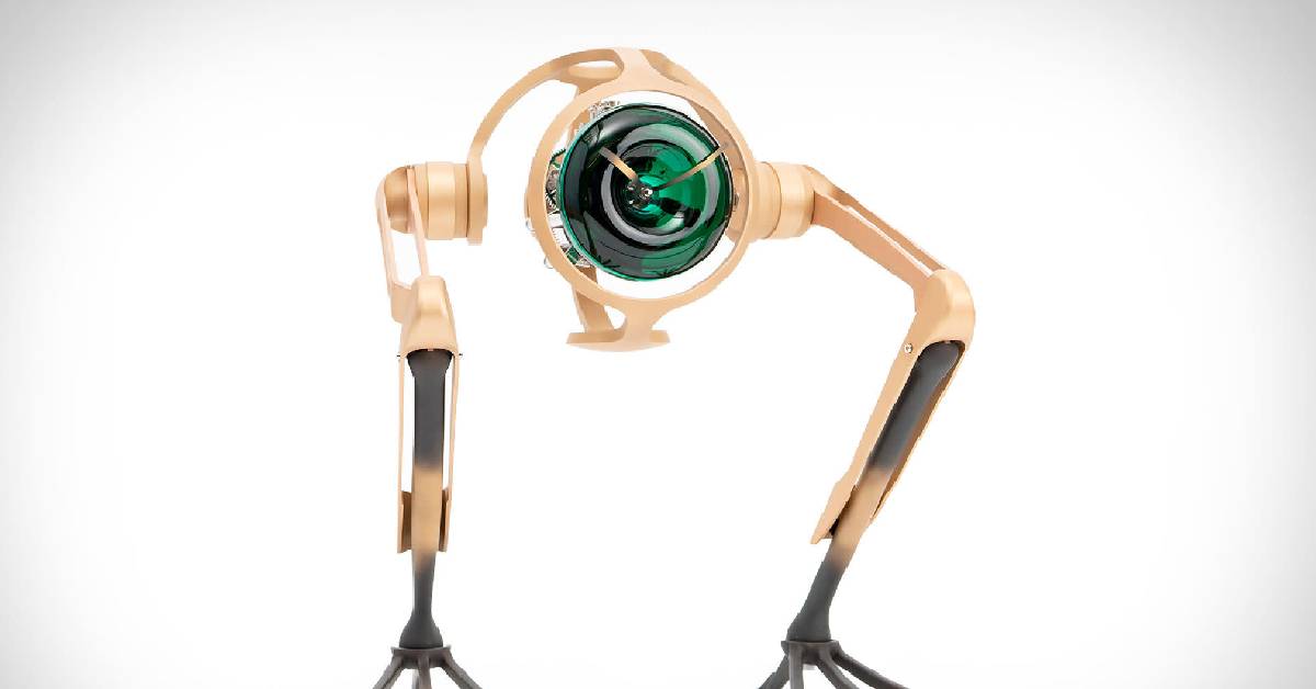 This Groovy-Looking T-Rex Clock Costs a Whopping $27,000