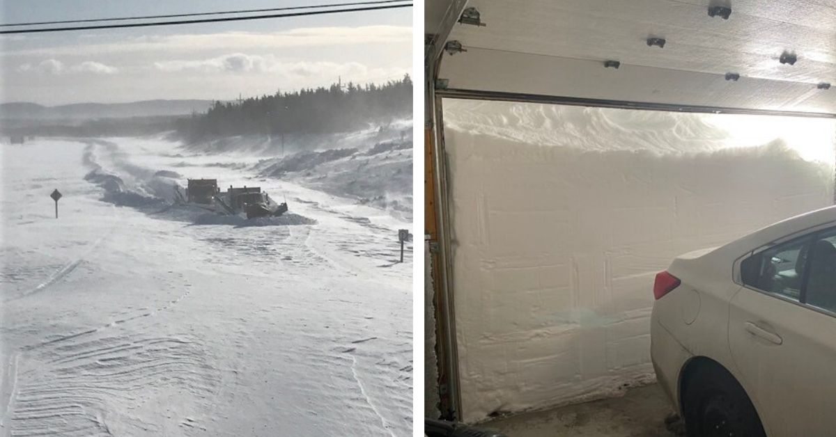 Astonishing Images of Canadian Blizzard Show Piles of Snow as High as 5 ...
