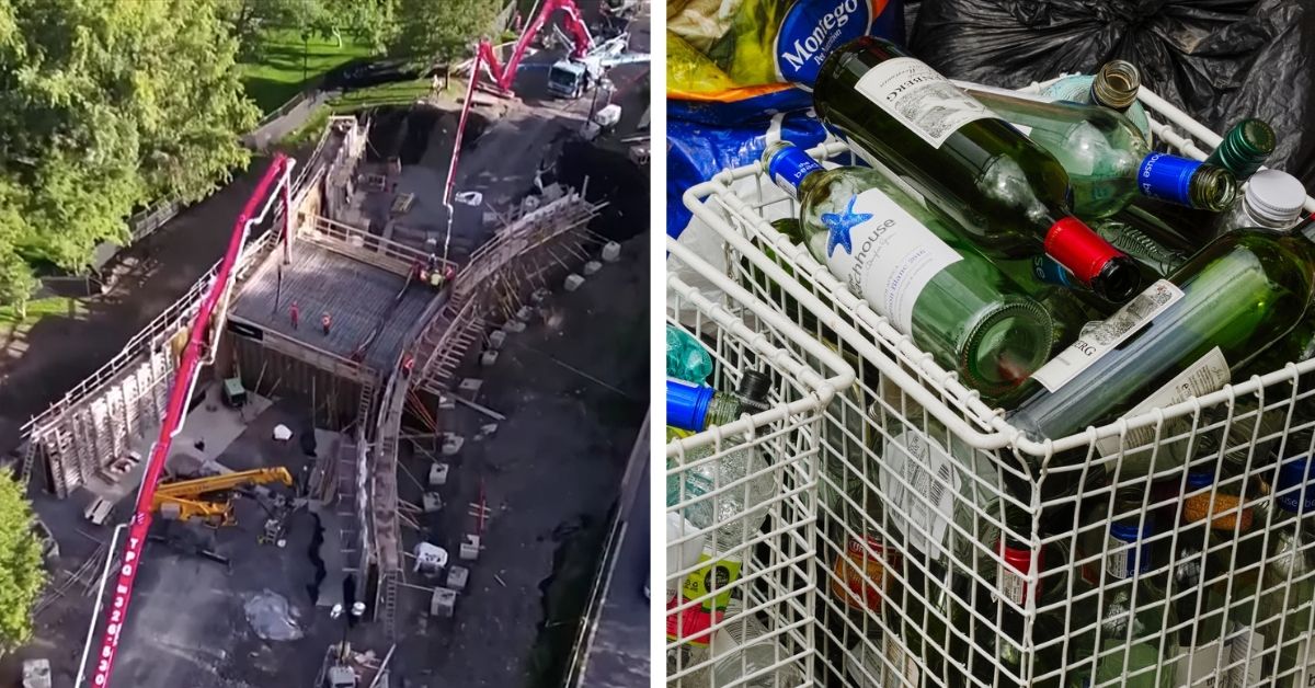 Montreal Is Building Bridges Out of 70,000 Recycled Wine Bottles