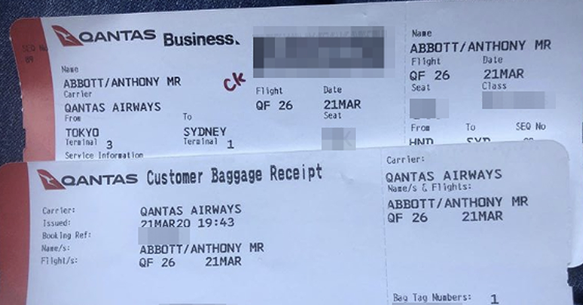 Former Australian PM Hacked after Sharing Boarding Pass on Social Media