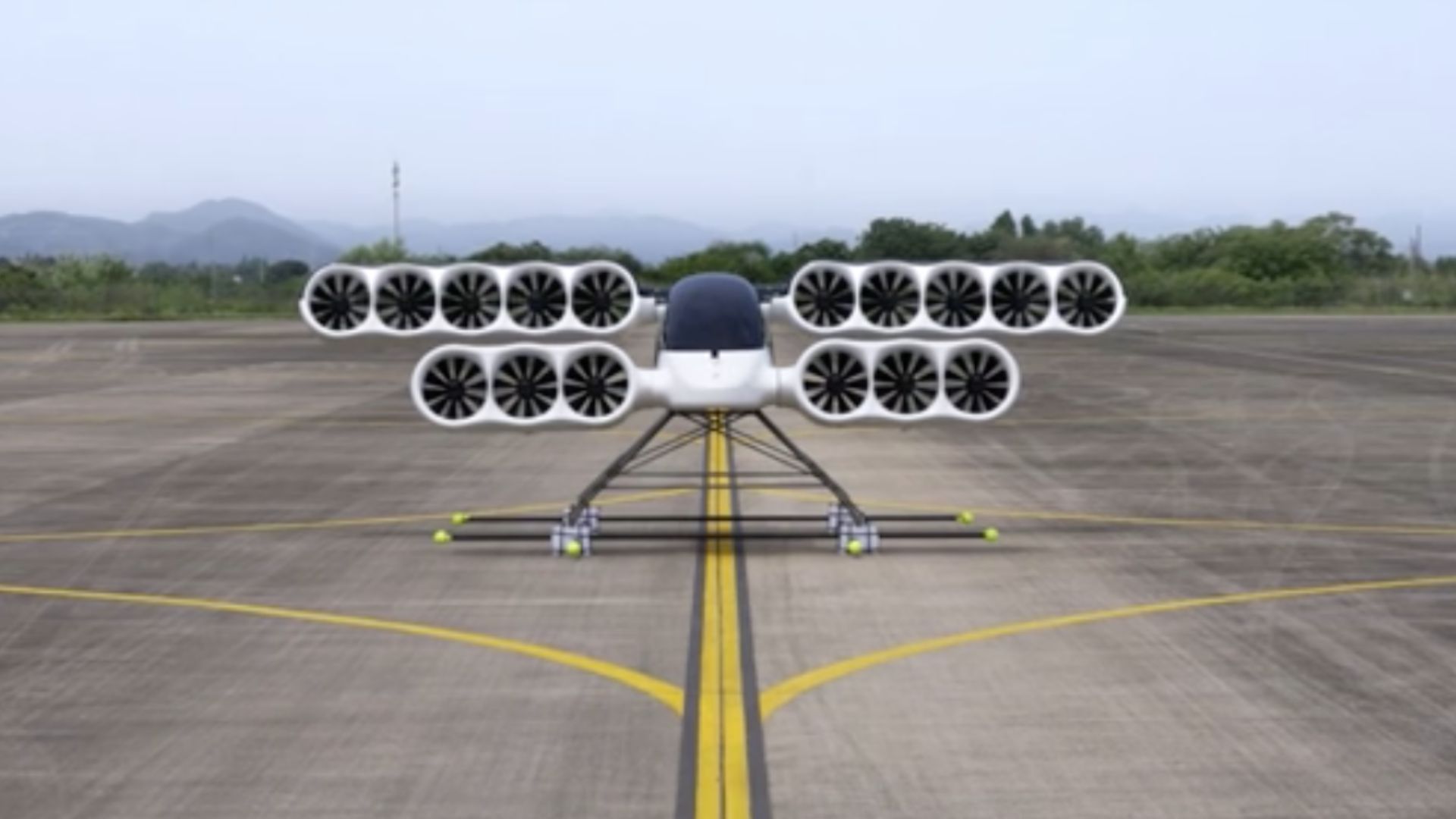 Pantuo Aviation reveals the first footage of its prototype flying taxi