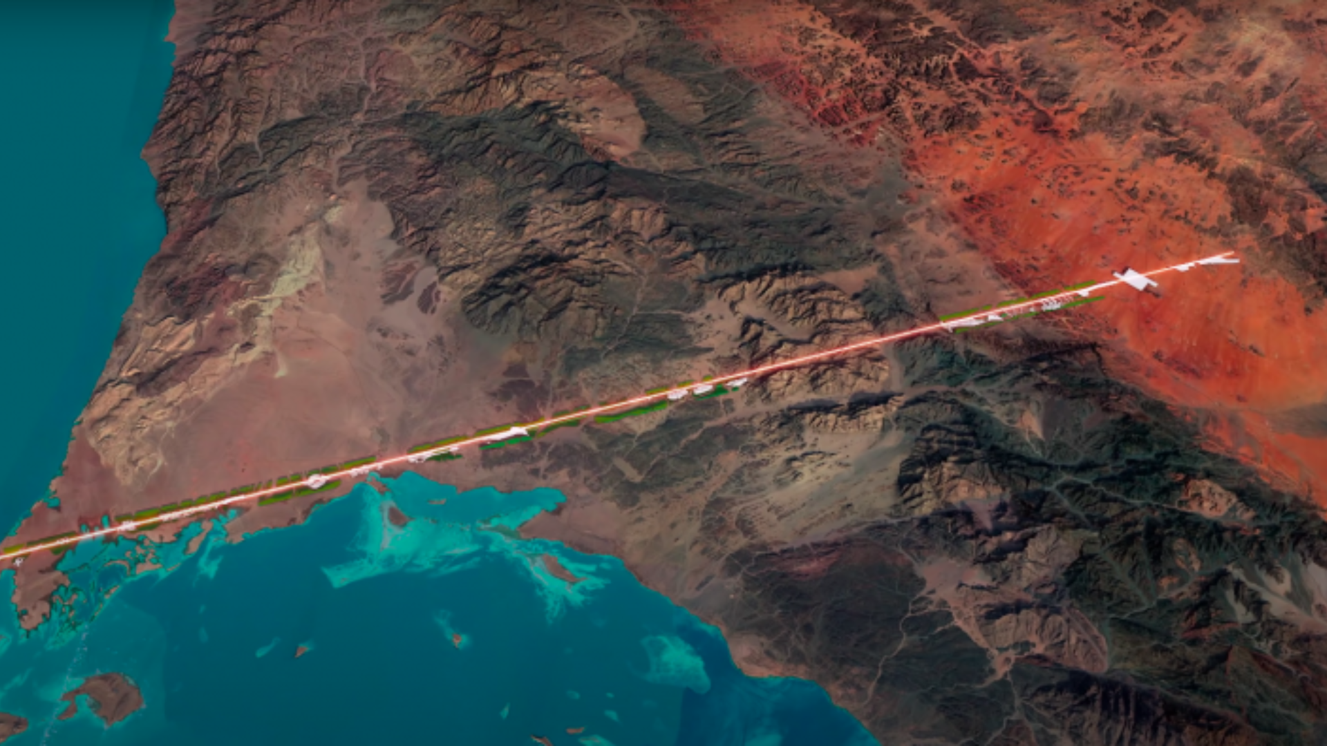 75-mile-long mirror skyscrapers will be reportedly built in Neom city ...