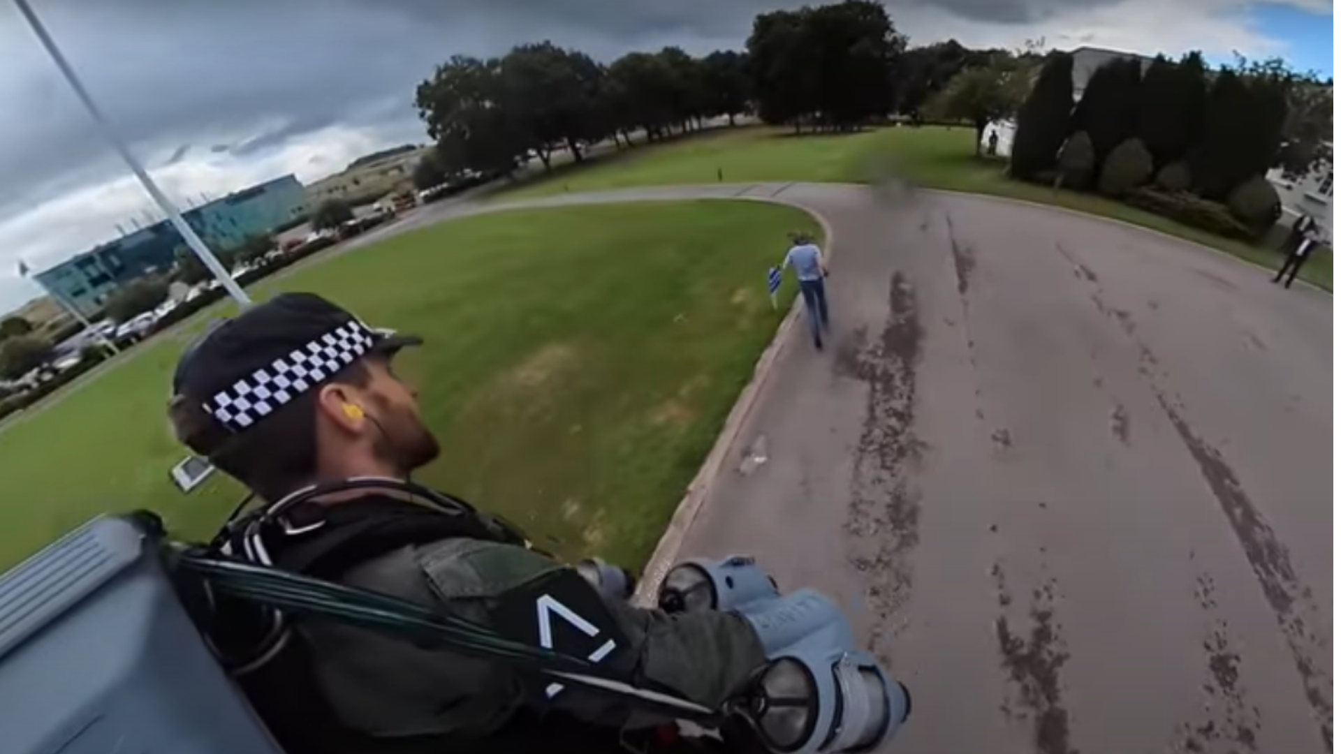 How Well Can a Cop in a Jet Suit Hold Up Against Threats?