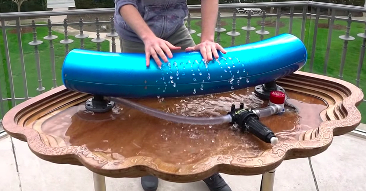 Musician Plays Hans Zimmer's 'Interstellar' Theme on Hydraulophone