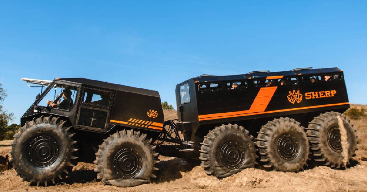 The Ark: All-Terrain and Off-Road Vehicle That Fits 22 People and Can ...