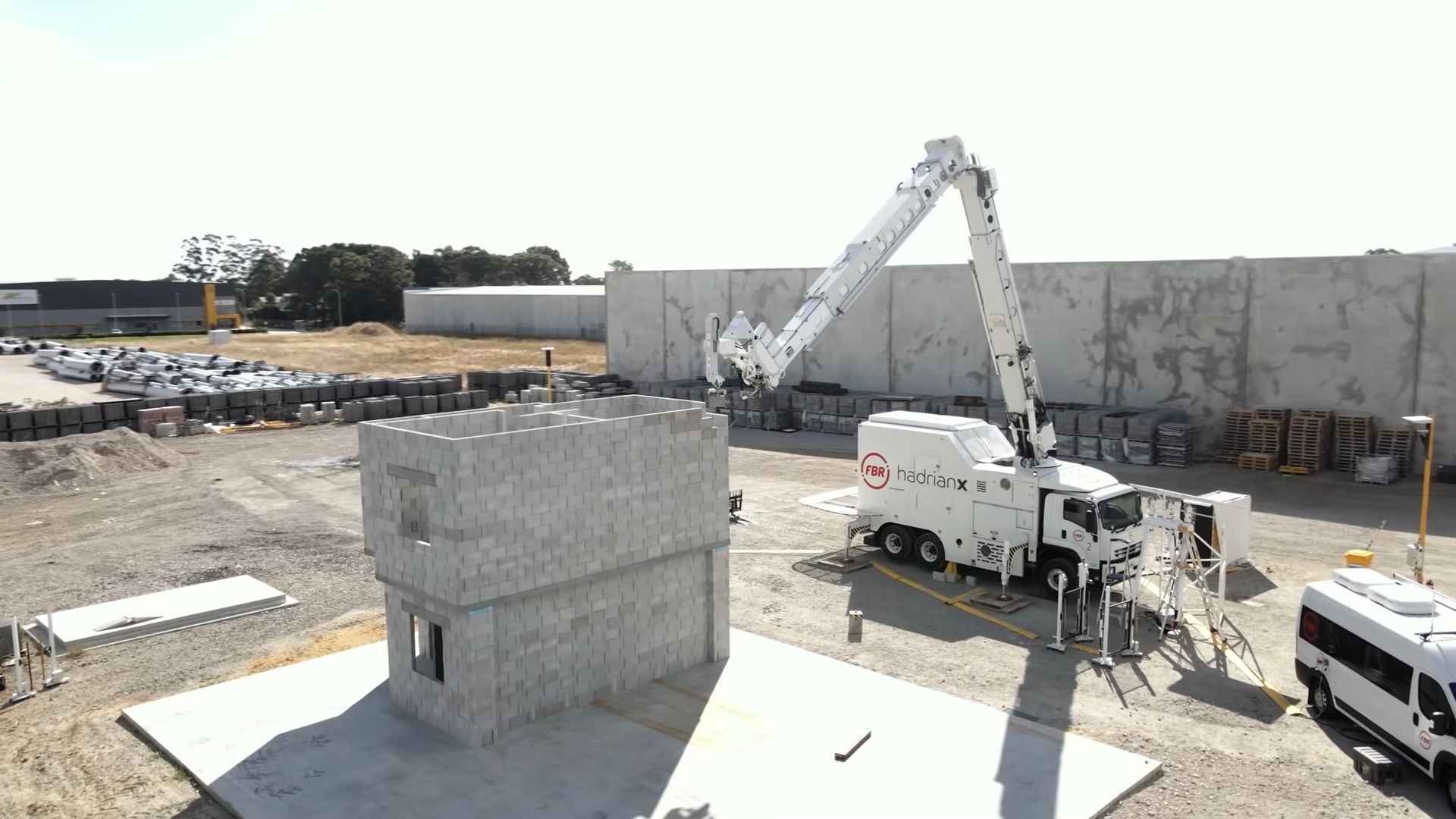 A Bricklayer Robot Can Lay House Walls in Three and a Half Regular Shifts