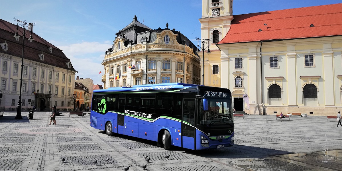 One of the Sustainable Buses of the Year Runs on Natural Gas