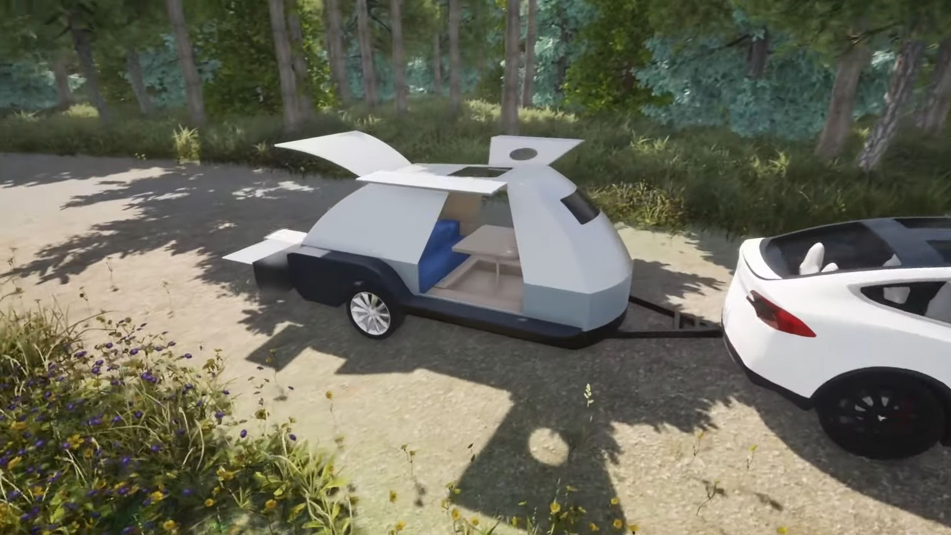Portable Battery-Extension Trailer Intersects EVs with RV Enthusiasts
