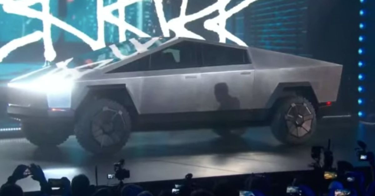 Tesla's Stainless Steel Futuristic Cybertruck Has Arrived