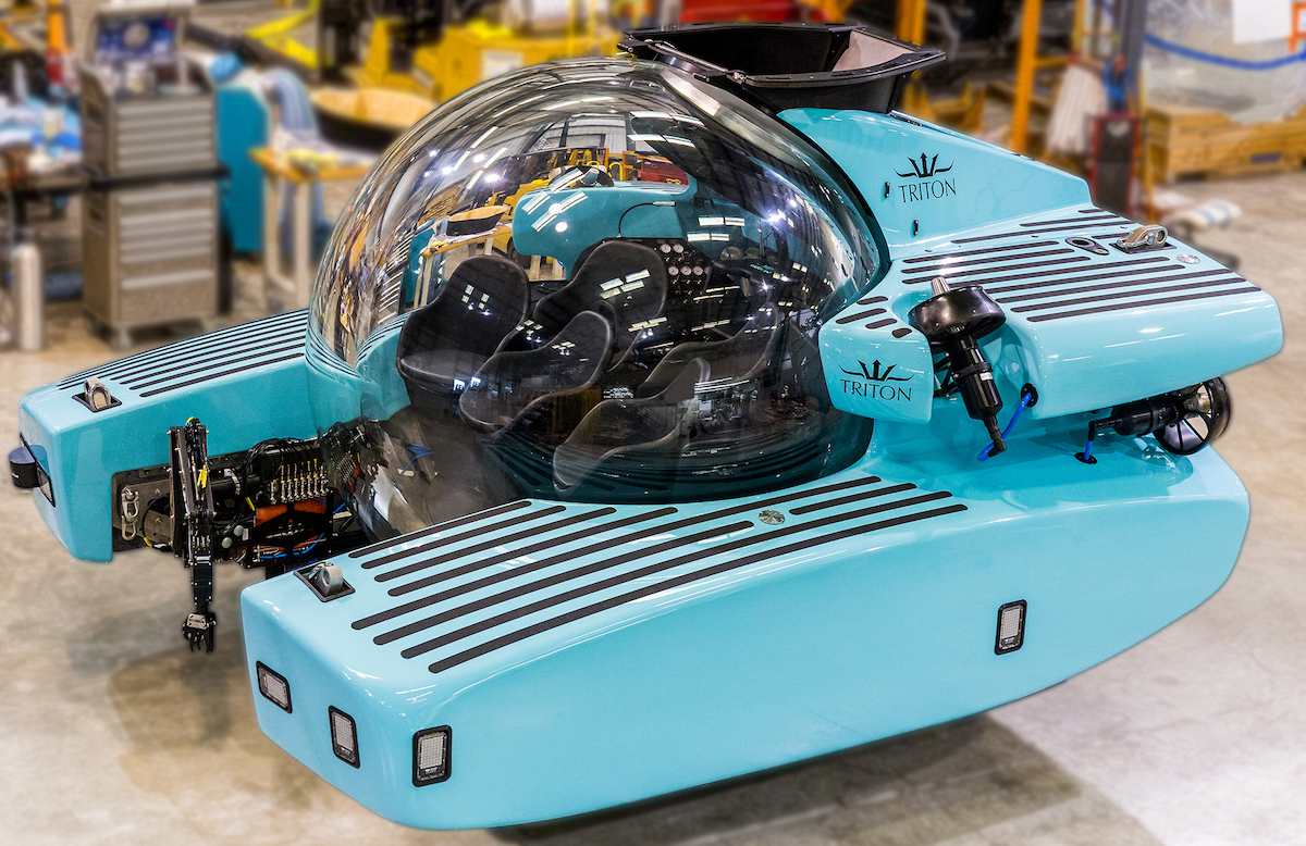 New Luxury Submersible Carries 6 People to 3,300 Feet Depth