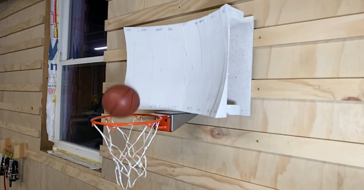 Physics and Computer Simulations Helped Create a Never-Miss Basketball Hoop
