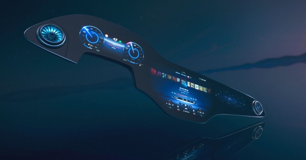 New Mercedes Screen Spans Nearly Entire Width of Car, Regulates With AI
