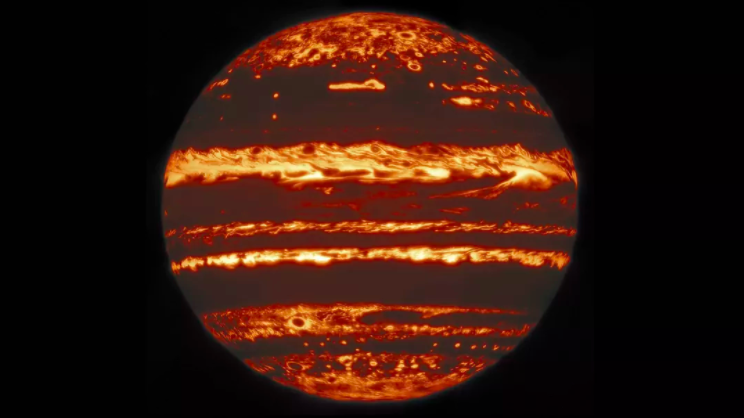 Striking High-Res Photos of Jupiter Show Holes in Its Great Red Spot