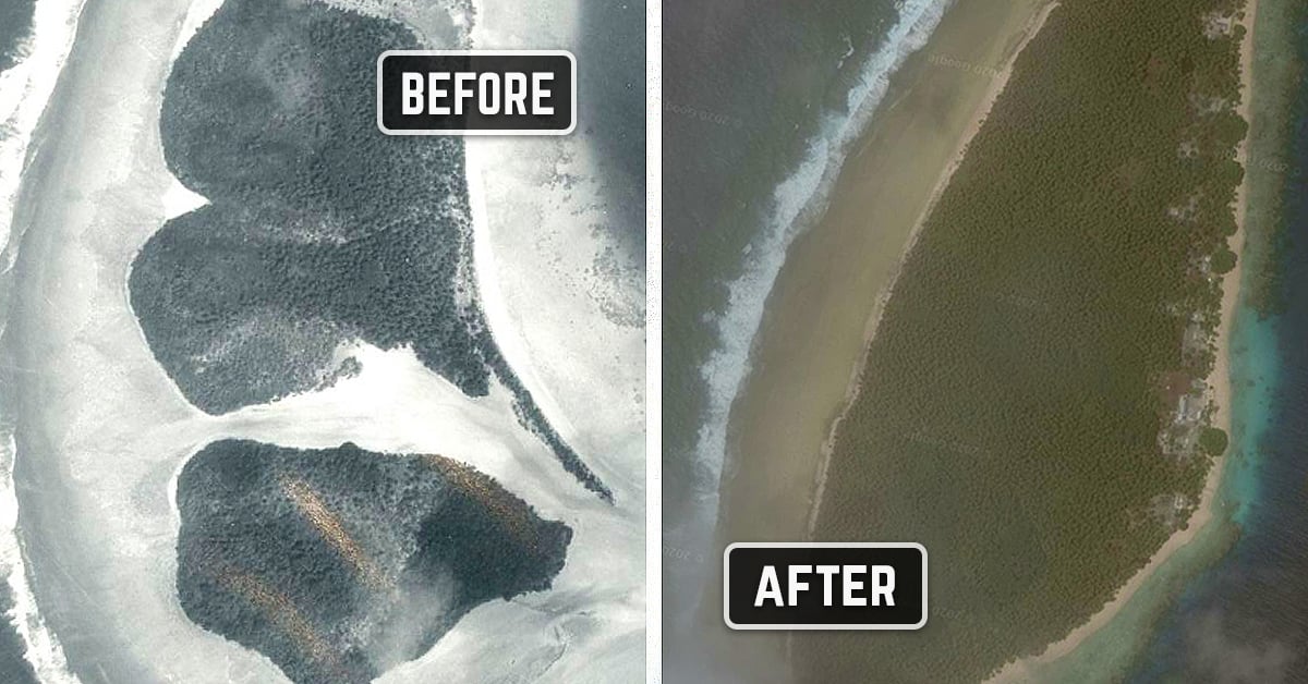 Low-Lying Island Grows Despite Sea Level Rise, Puzzling Scientists