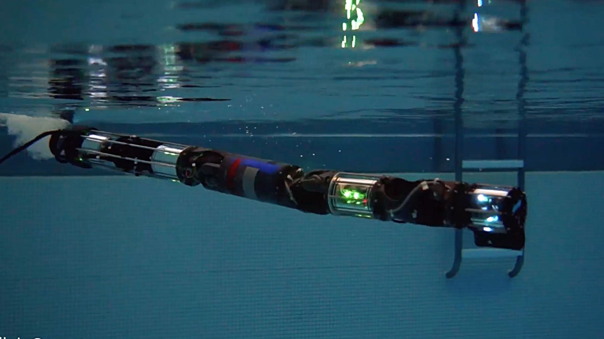 Snake-Like Robot Hits the Pool For Underwater Testing