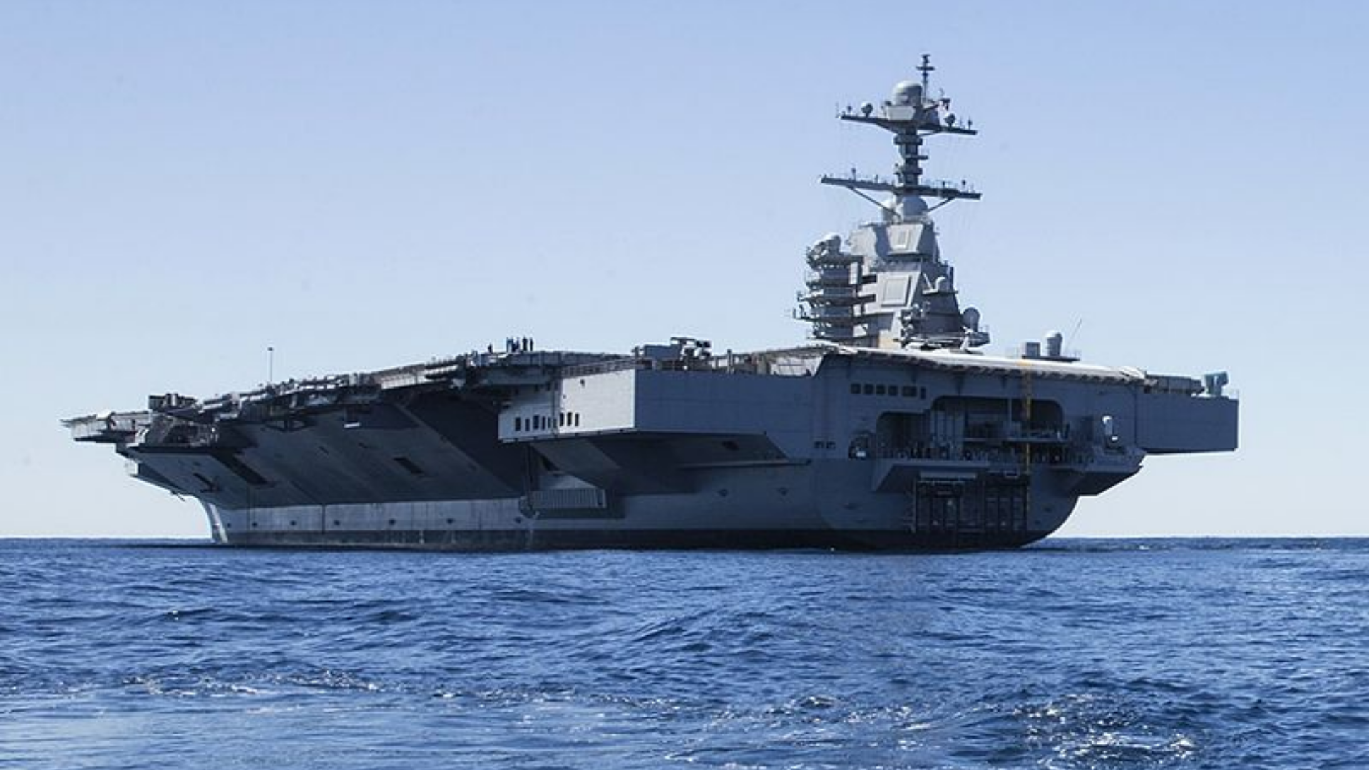 USS Gerald Ford Finally Gets All Its Advanced Weapons Elevators Installed