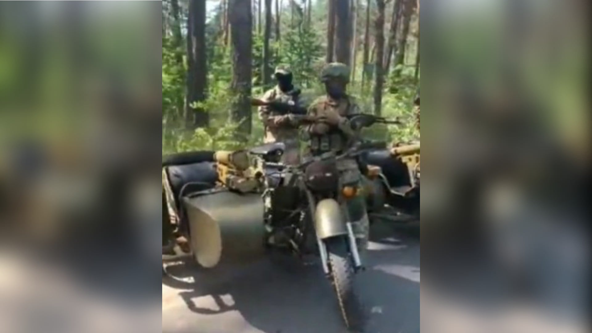 Watch Ukrainian soldiers use motorcycle sidecars for missile launches