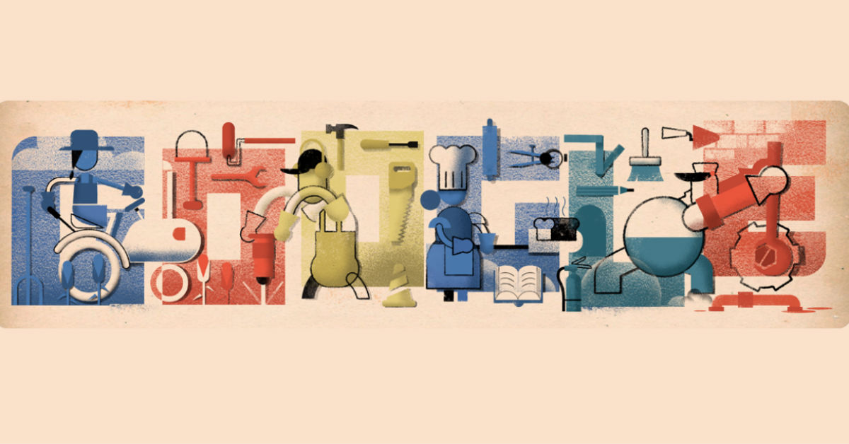 Google Celebrates Workers and Their Rights with a Labor Day Doodle