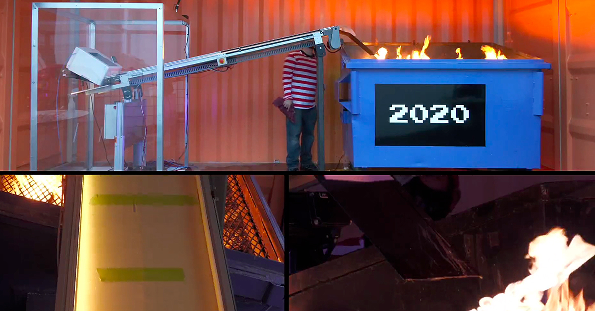 Burn All Your Anger Away in This Internet Dumpster Fire