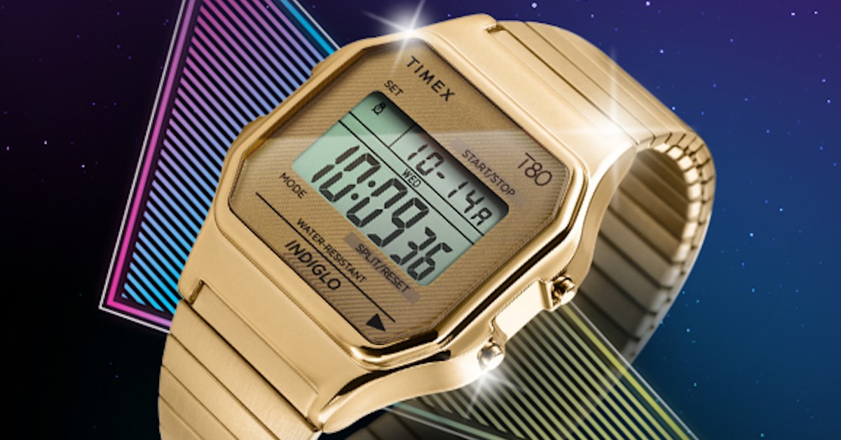 Choosing Classic over Smartwatch, Timex Revives Its Digital '80s Watch