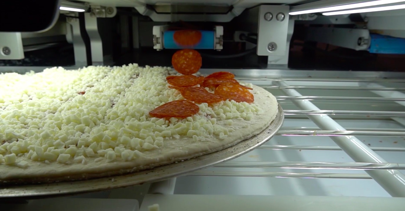 Pizza Robot Capable of Making 300 Pizzas Per Hour Served CES Attendees