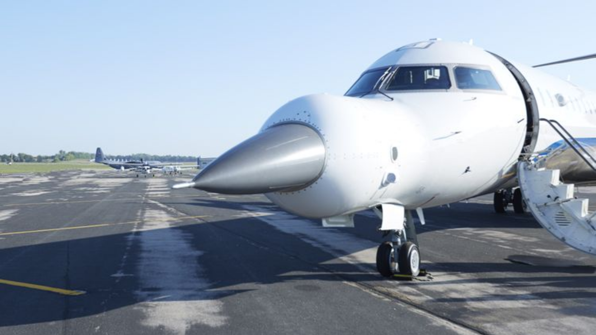 A Duck-Nosed Aircraft Tested Upgraded Warfare Systems for F-16 Fighters