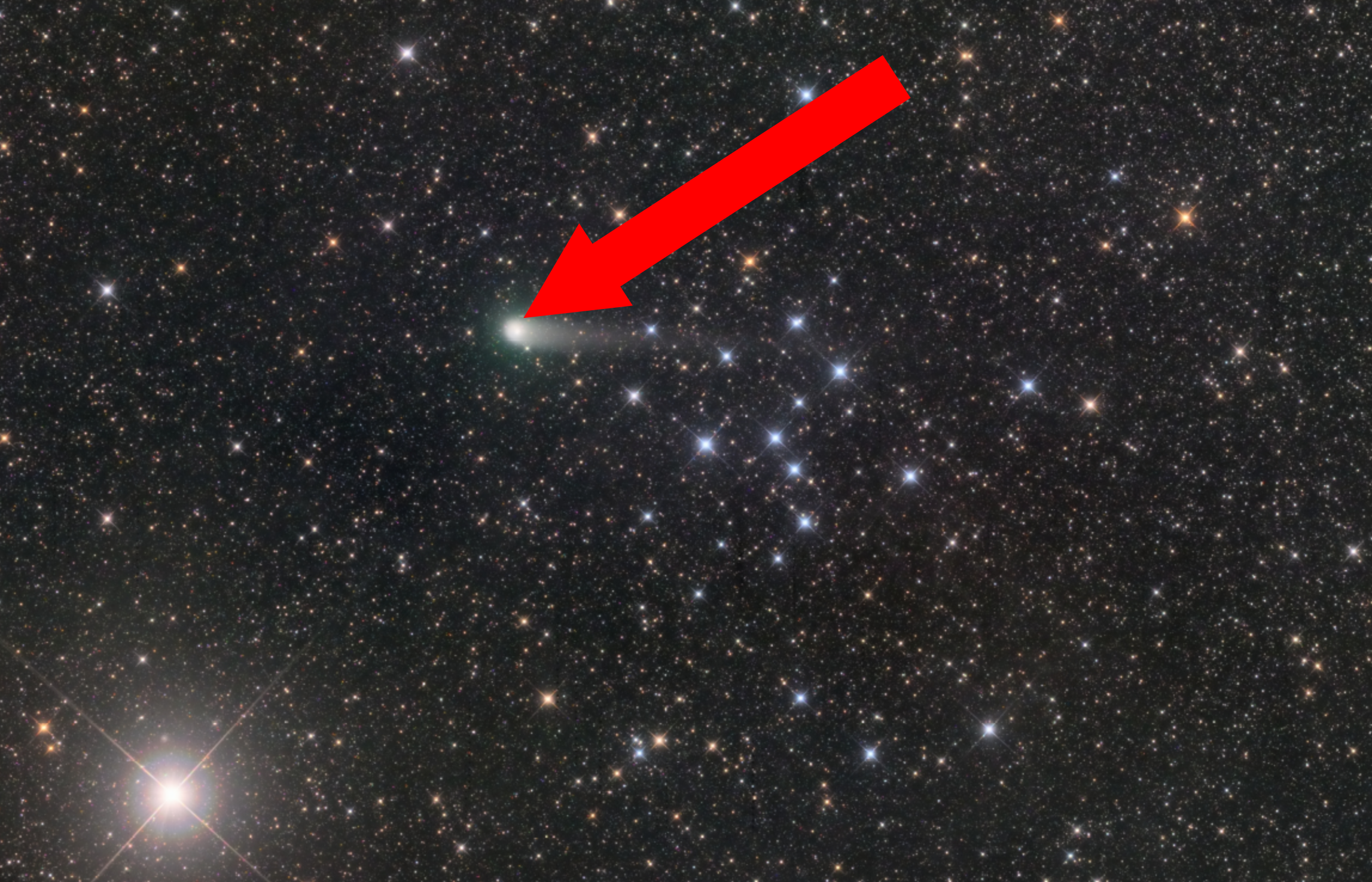 Comet K2 will reach its closets point to Earth tomorrow