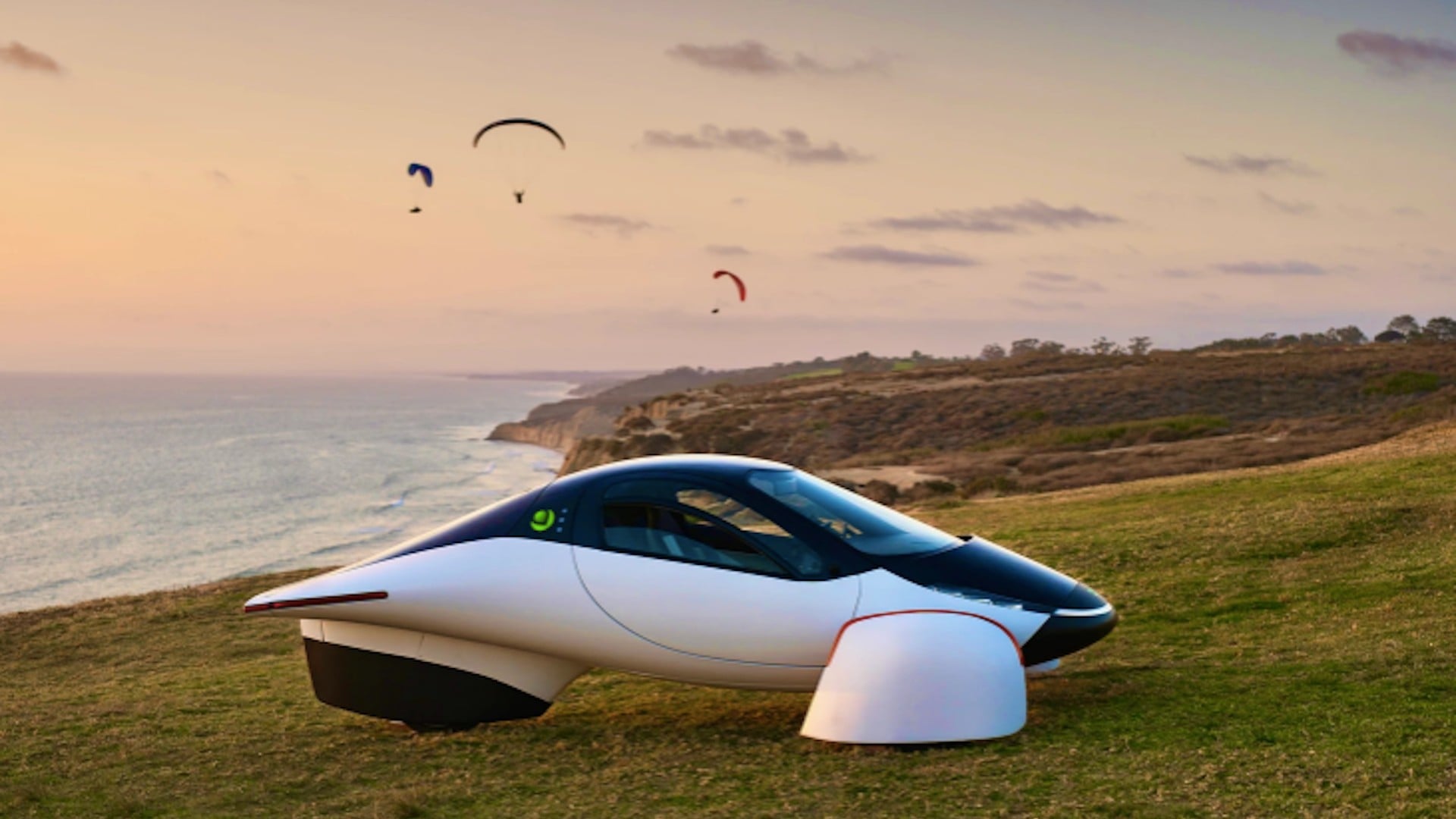 Meet Sol: Aptera's Three-Wheeled Solar-Powered EV in White