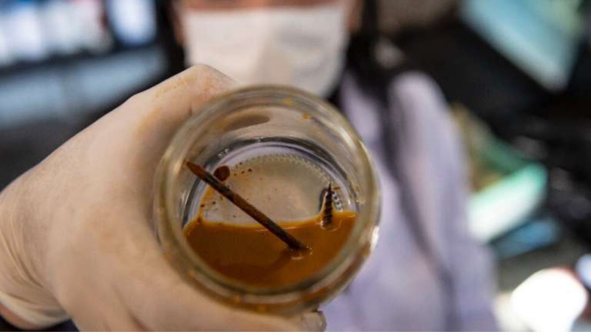 Metal-Eating Bacteria Devours a Nail in Just Three Days