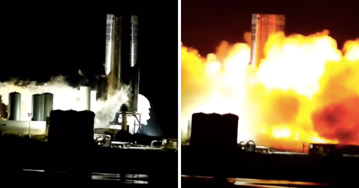 SpaceX Trio of Raptor Engines Ignited Simultaneously For the First Time ...
