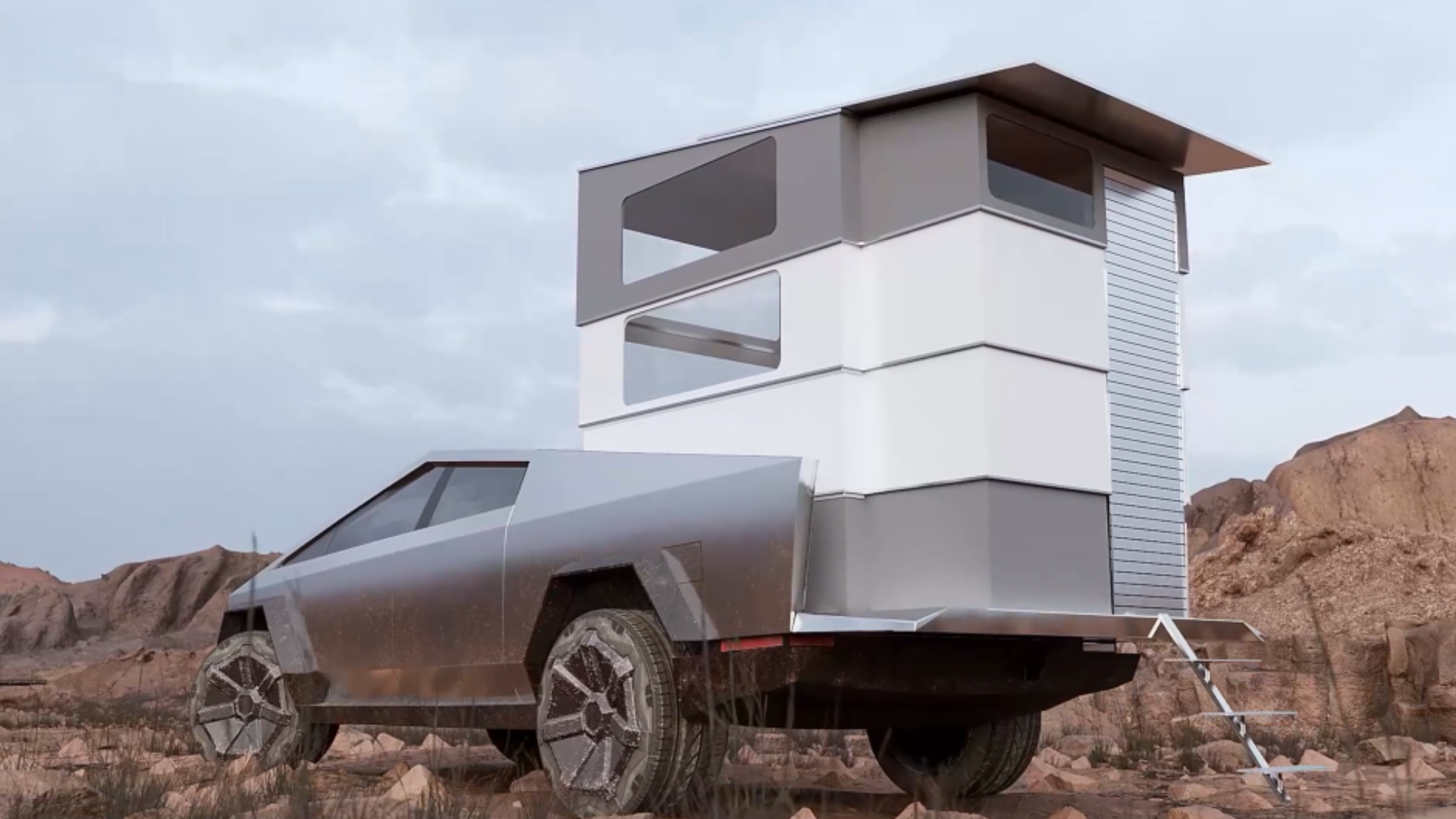 The RV Attachment for Cybertruck Now Has $100 Million Worth in Pre-Orders