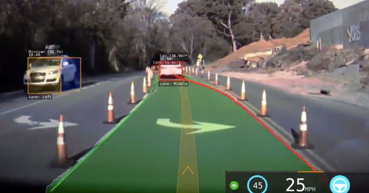 Watch Tesla's New Visualization Software Technology in Action