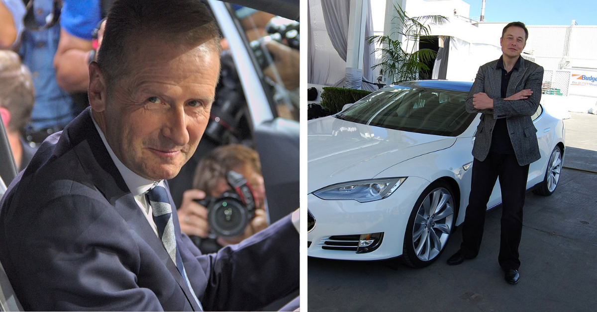 Musk Meets Volkswagen CEO in Germany, Test Drives Competing EV ID.3