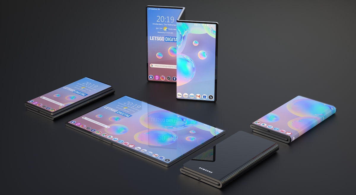 Samsung Patents a New Foldable Smartphone Concept with Z-Shape Design