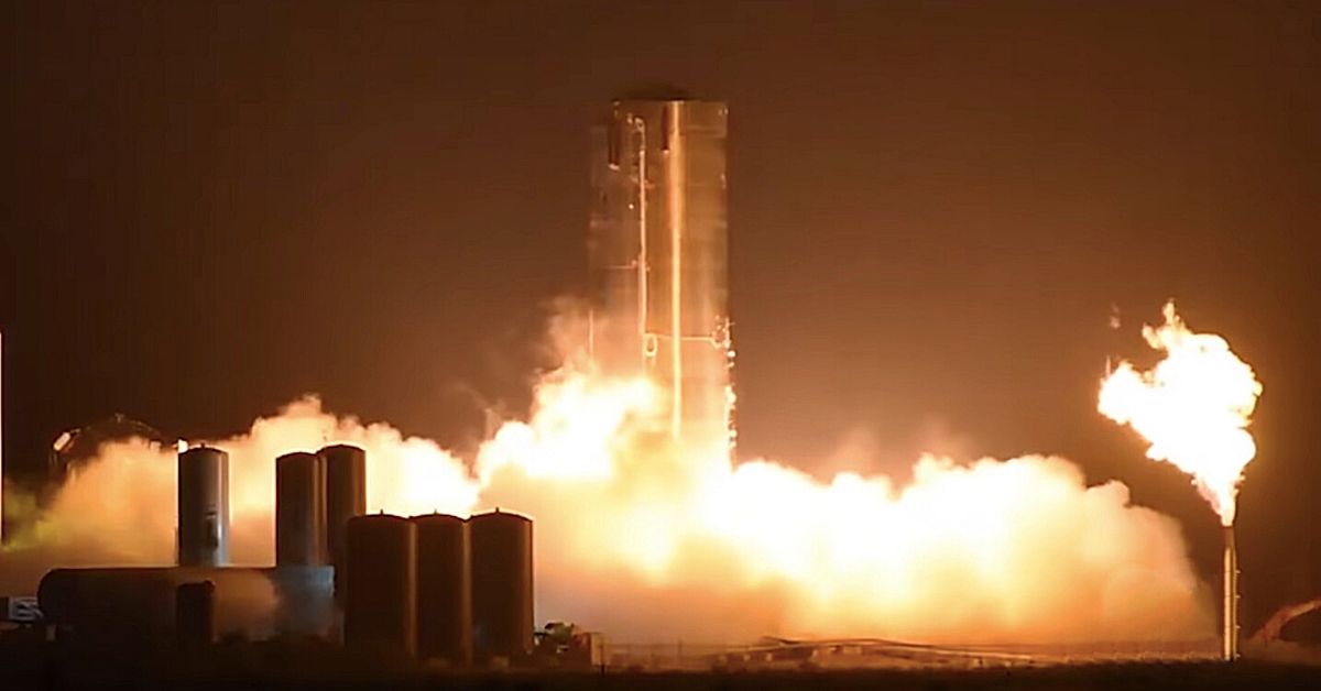 SpaceX Starship Is One Step Closer to Taking Flight After Fiery Raptor Test