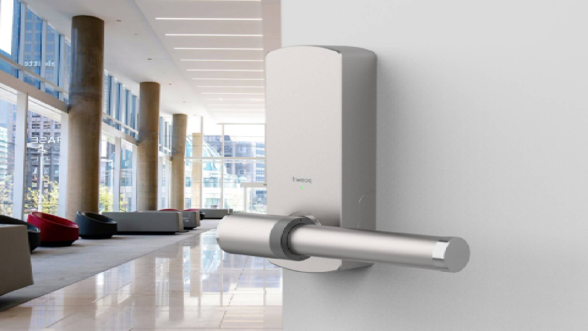 IoT Door Handle Wipes Itself Down With Disinfectant After Every Use