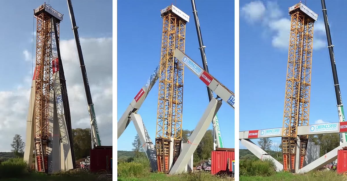 Engineers Unveil New Futuristic Bridge Construction Method, Modeled ...