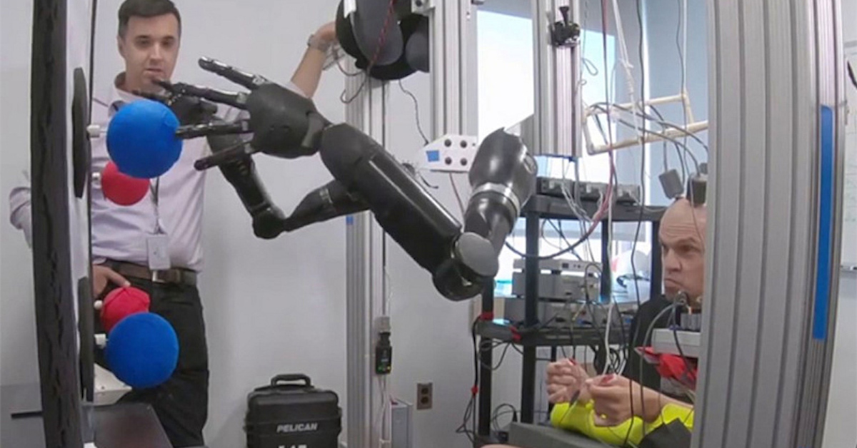 Brain Implant Allows Man to Simultaneously Control Prosthetic Limbs