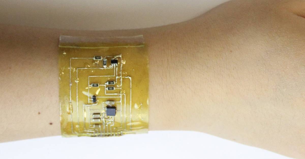 This New Wearable Electronic Device Becomes One With Your Skin