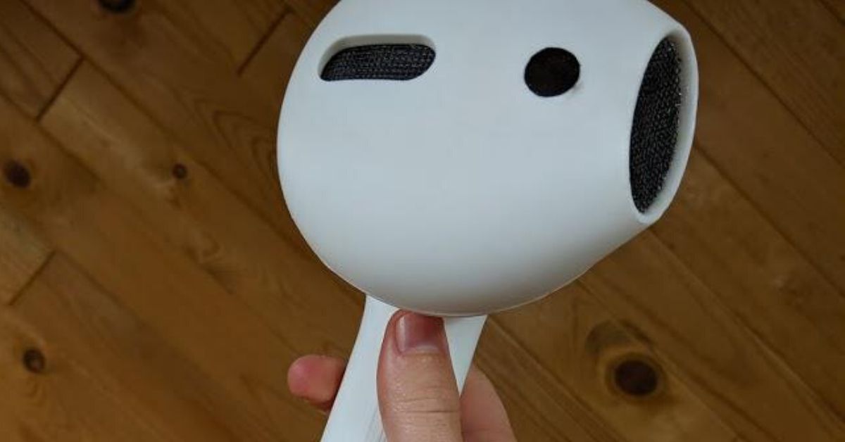 Guy Creates 10" Tall AirPod and It Works like a Charm